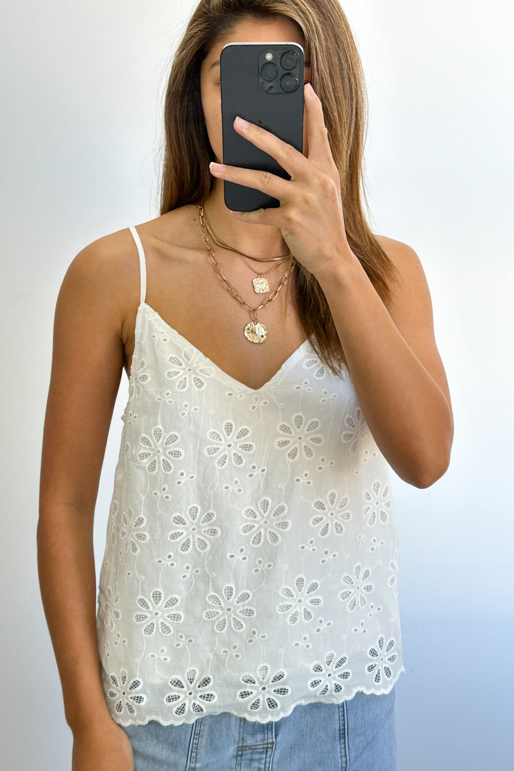 Kellia Cami - White | Women's Camisole | Vine Apparel