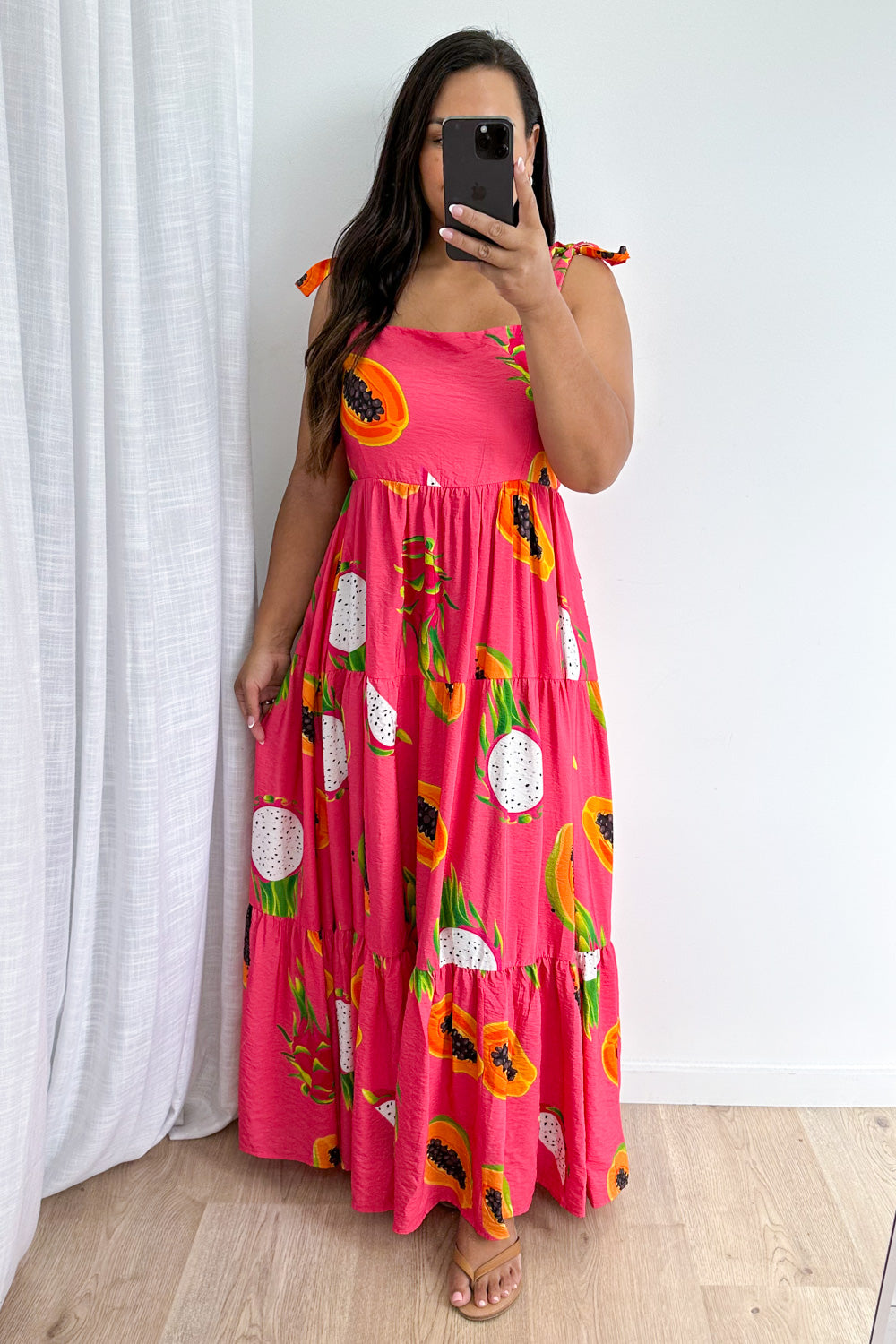 Malta Dress - Dragonfruit Print – Vine Apparel