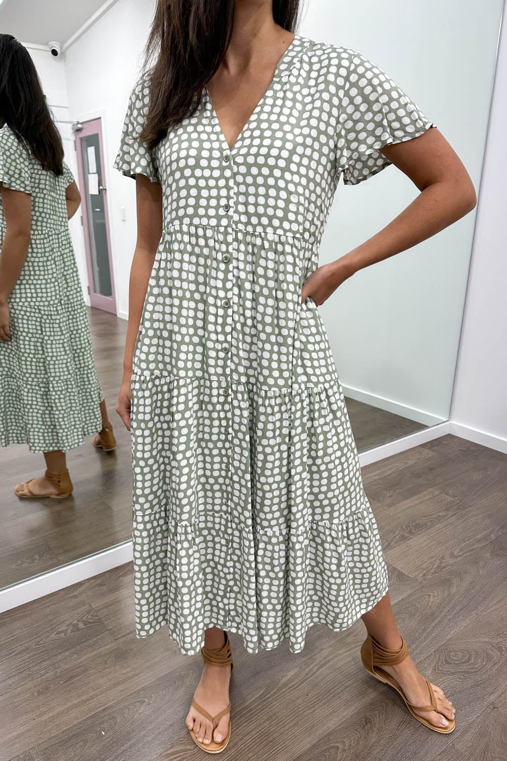 Teacher Print Dress – Vine Apparel