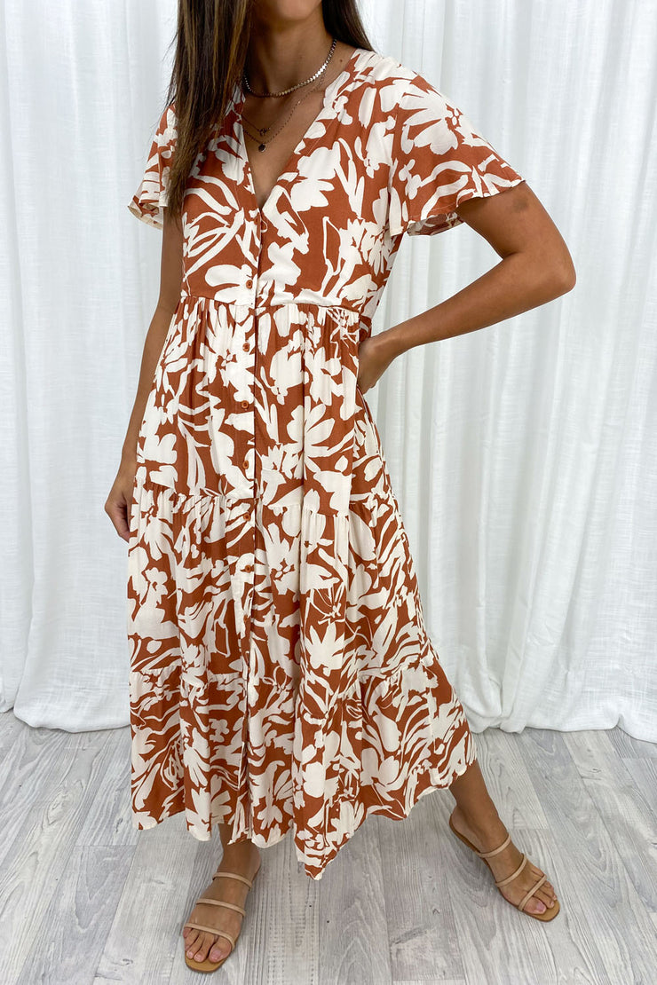 Teacher Print Dress – Vine Apparel