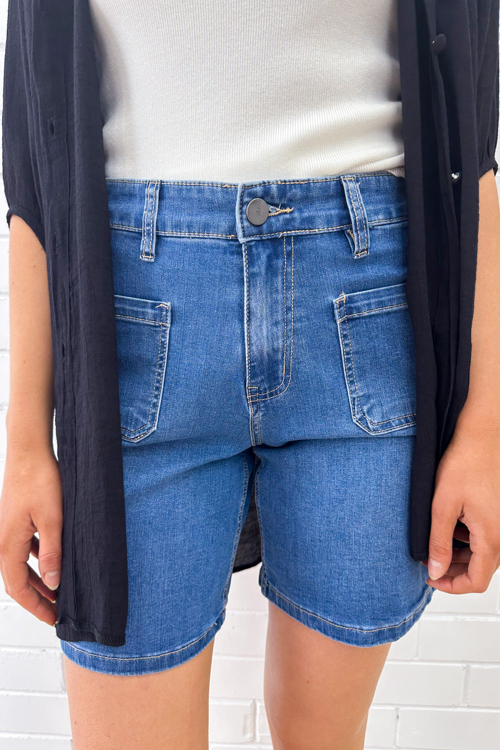 Whitley Shorts - Denim – Vine Apparel