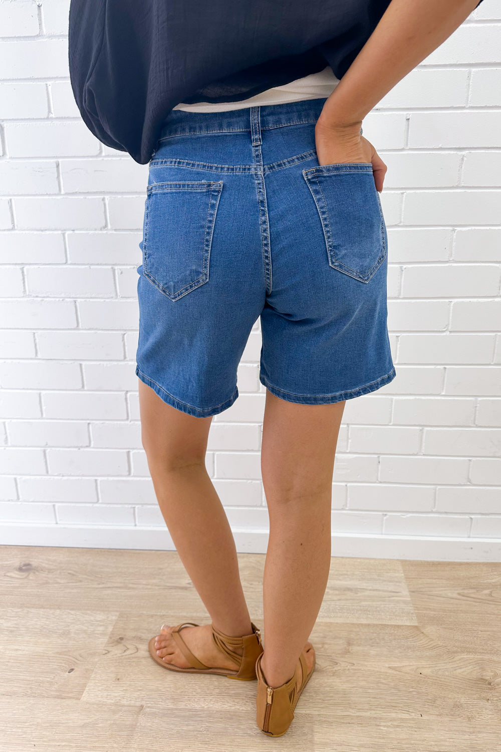 Whitley Shorts - Denim – Vine Apparel