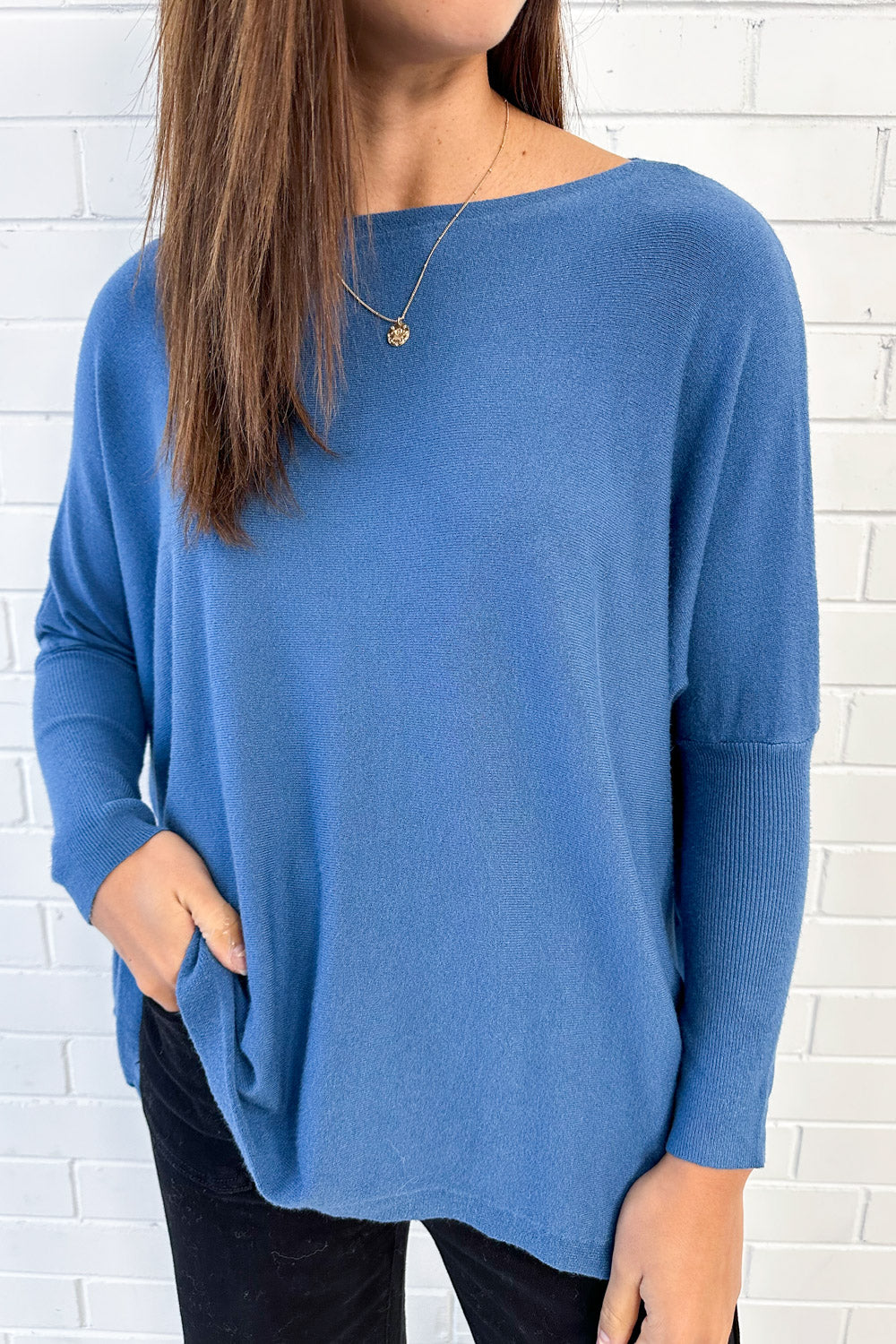 Wren Knit - Cornflower Blue – Vine Apparel