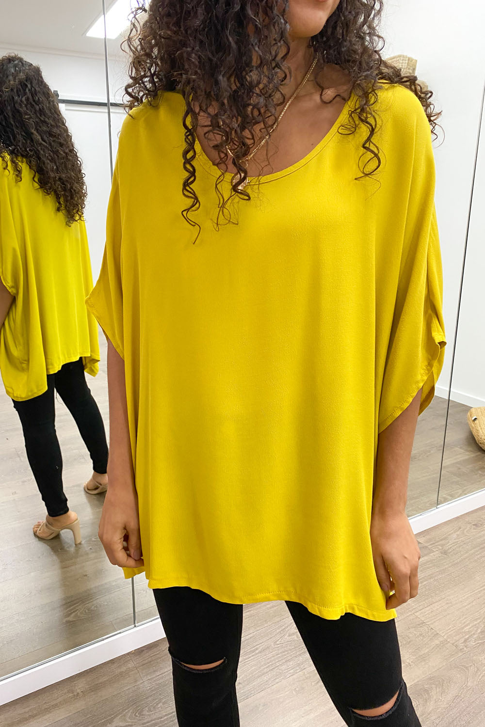 Zara Basic Drape Top – Vine Apparel