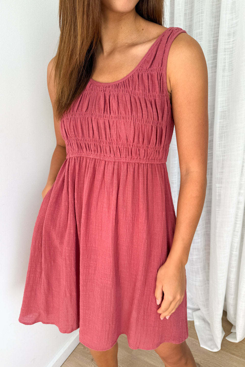 Zola Dress - Desert Rose – Vine Apparel