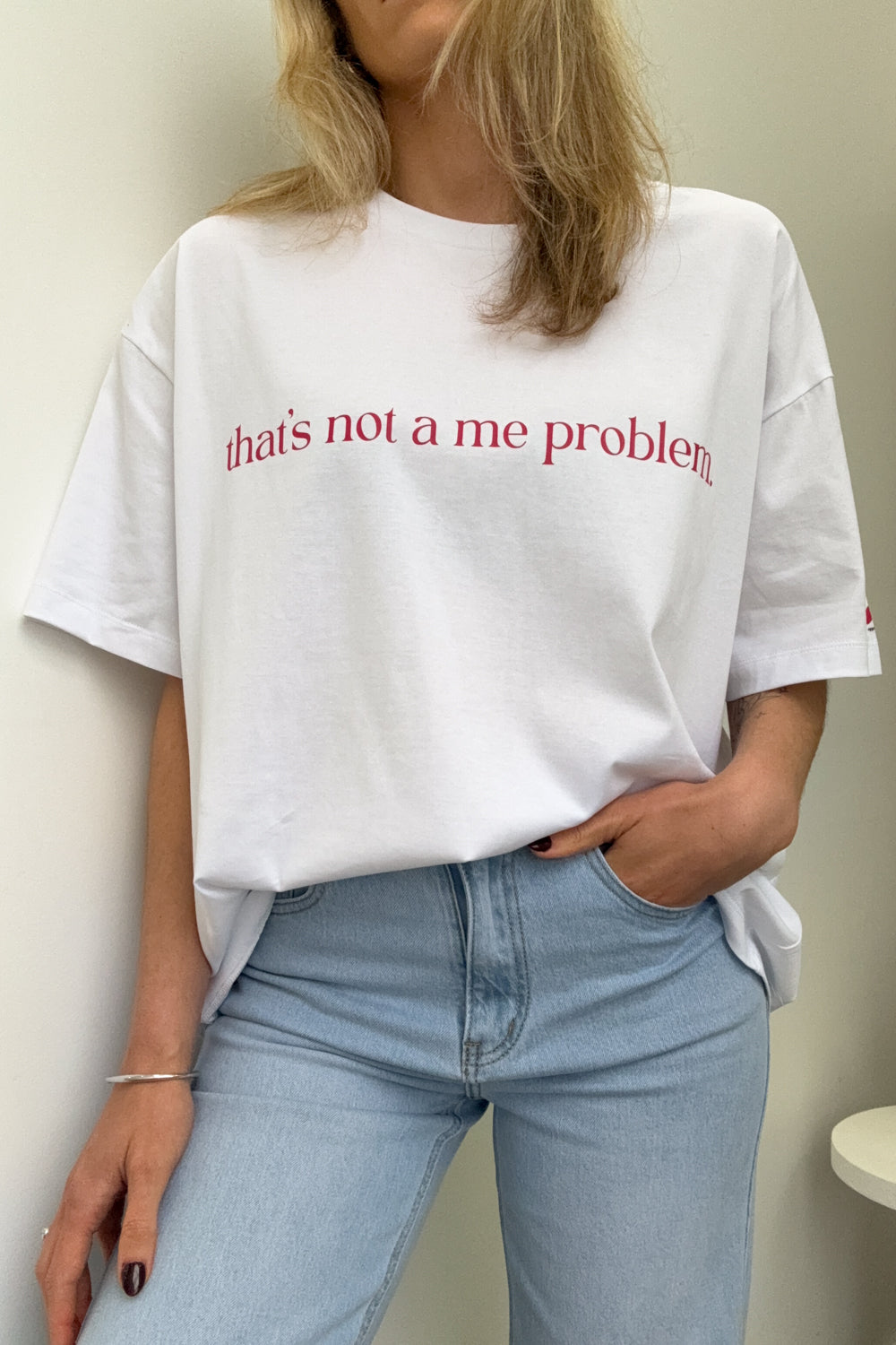 That's Not A Me Problem Oversized Tee – Vine Apparel