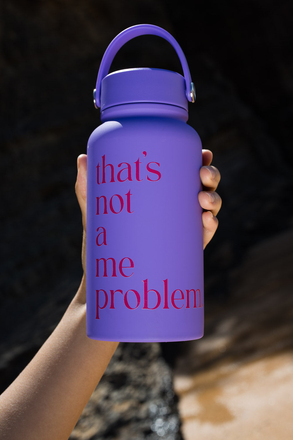 That's Not A Me Problem Drink Purple Bottle – Vine Apparel